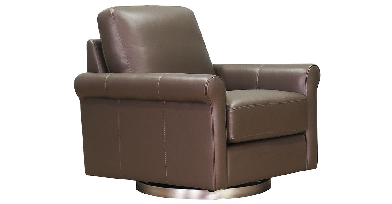 Laguna Swivel Leather Chair | Hydeline USA – Hydeline Furniture